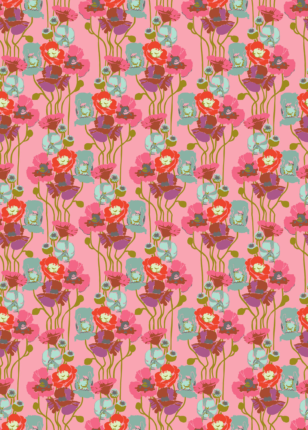 Anna Maria Parry - Overdressed - Pouring Poppies Haze AMT151-23V